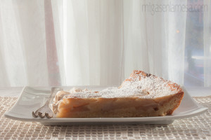 TARTA NORMANDA DE PERA [Patriarcado consentido] - Migas en la mesa